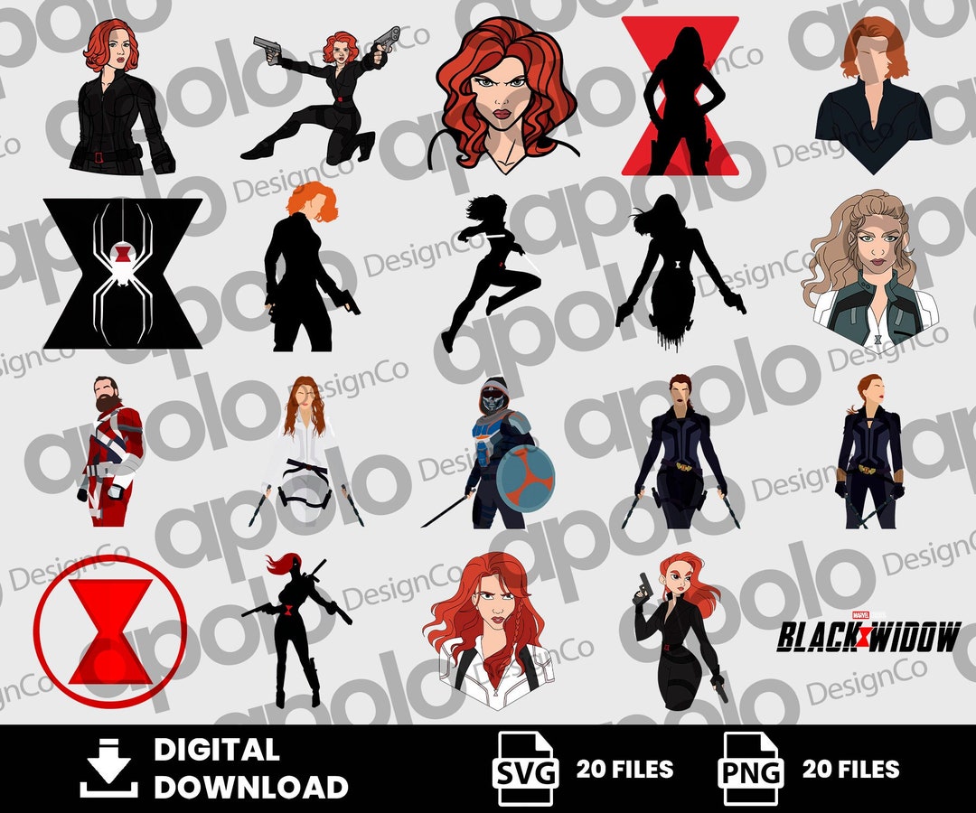 Clipart, Superhero Svg, Black Widow Svg, Avengers Svg, Heroes Svg, Love ...