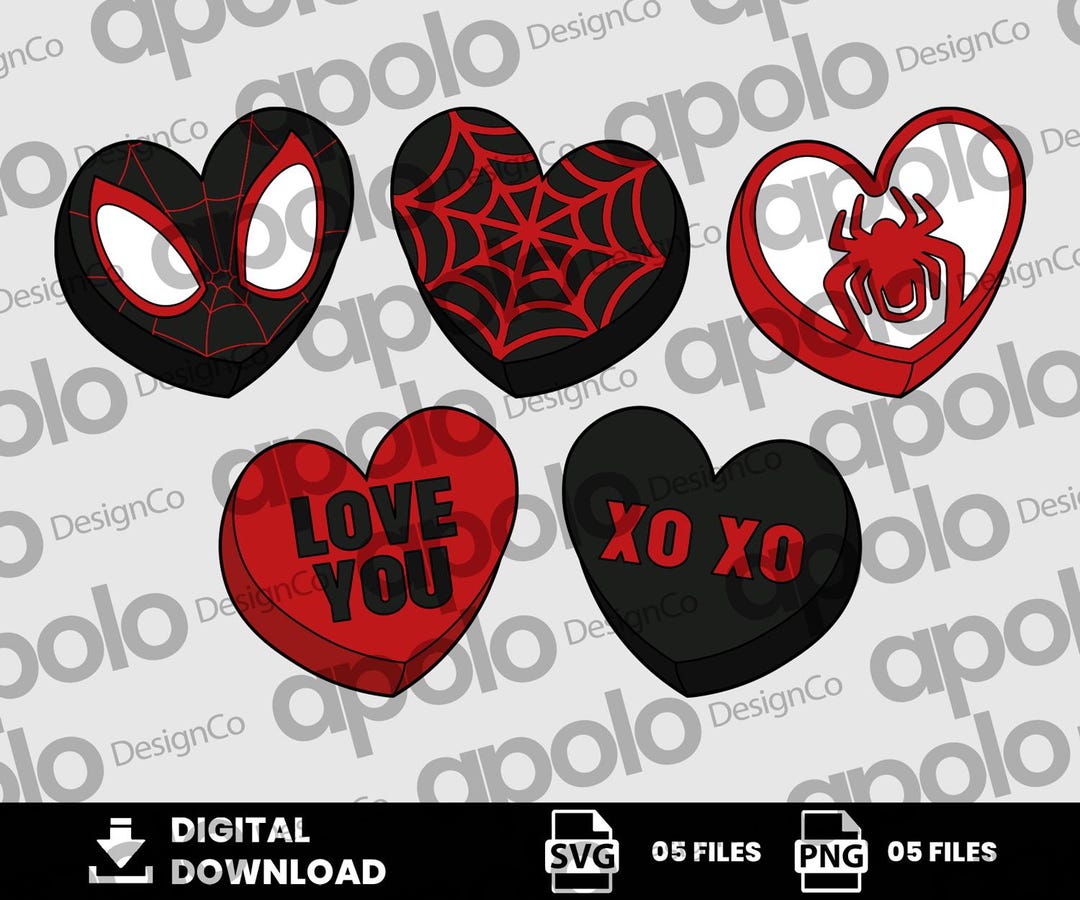 Clipart, Valentine's Day Svg, Spidey and His Amazing Friends Sweetheart ...