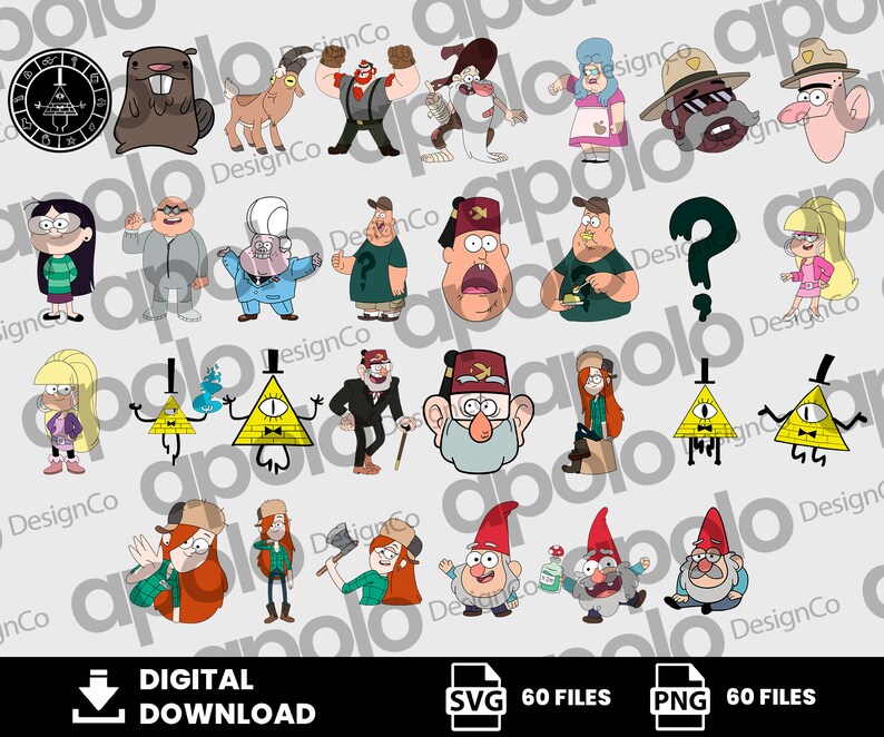 Clipart, Gravity Falls Svg, Dipper Svg, Mabel Svg, Children Svg ...