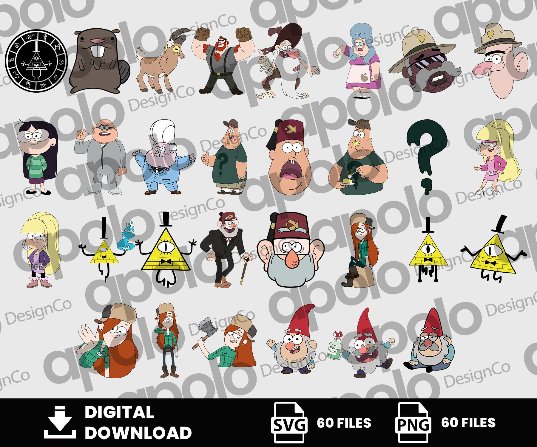 Clipart, Gravity Falls Svg, Dipper Svg, Mabel Svg, Children Svg ...