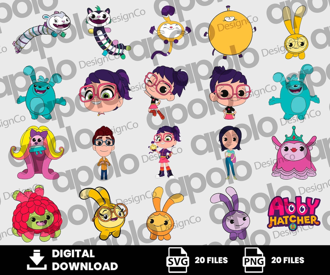 Clipart, Abby Svg, Girl Svg, Cartoons Svg, Digital Download, PNG, SVG ...
