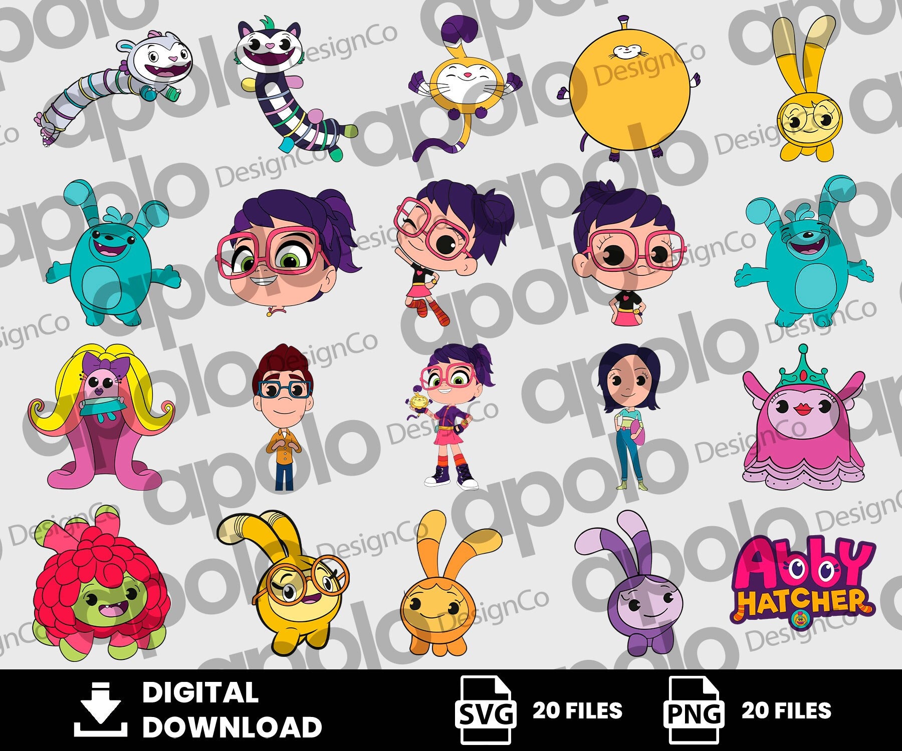 Clipart, Abby Svg, Girl Svg, Cartoons Svg, Digital Download, PNG, SVG ...