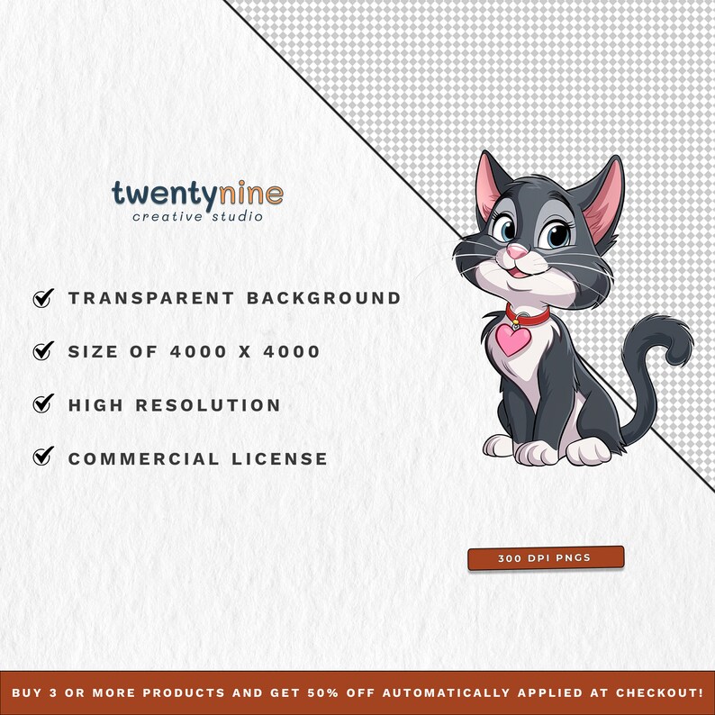 45 Playful Cat Clipart, Cute Cat Clipart, Kitten Clipart, Puppies and ...