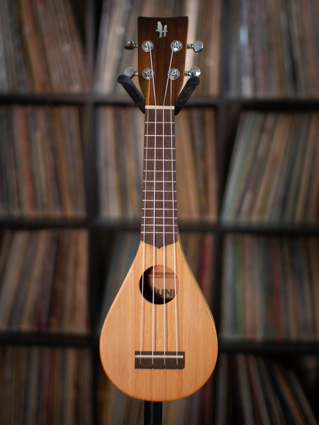 Ukulele Sopranino Teardrop bamboo Miniature, Small, Travel, Portable ...