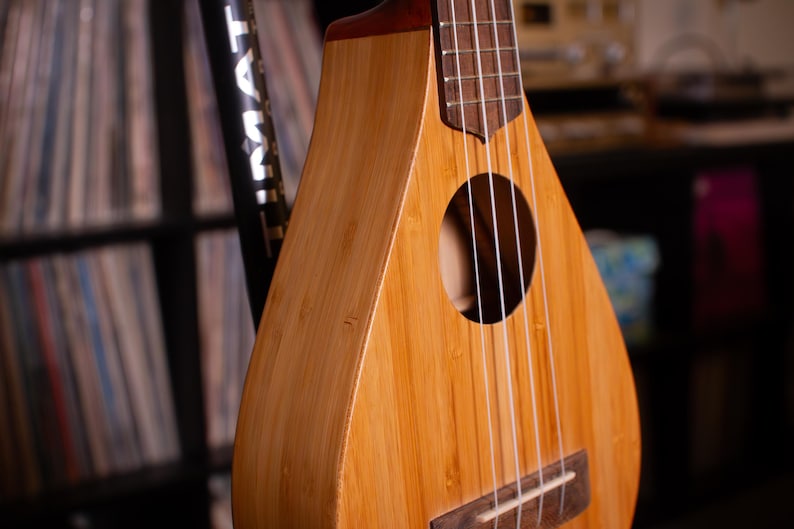 Ukulele Concerto Teardrop (bamboo) - Concert, Hand-crafted, Hand-made ...