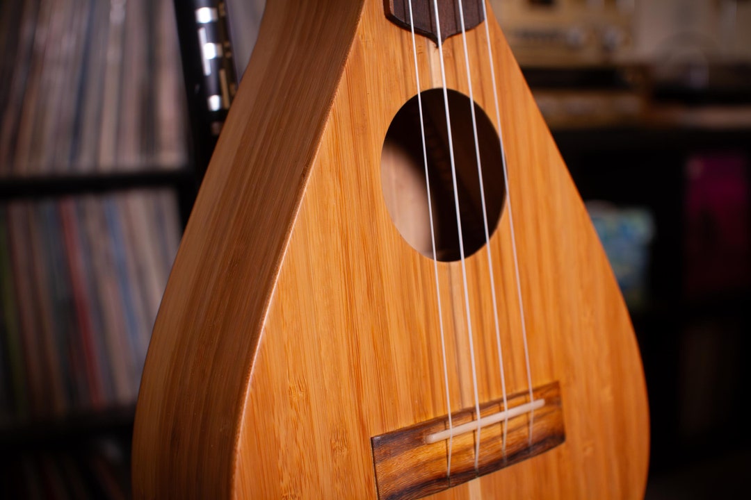 Ukulele Tenor Teardrop (bamboo) - Portable, Kids Instrument, Hand ...