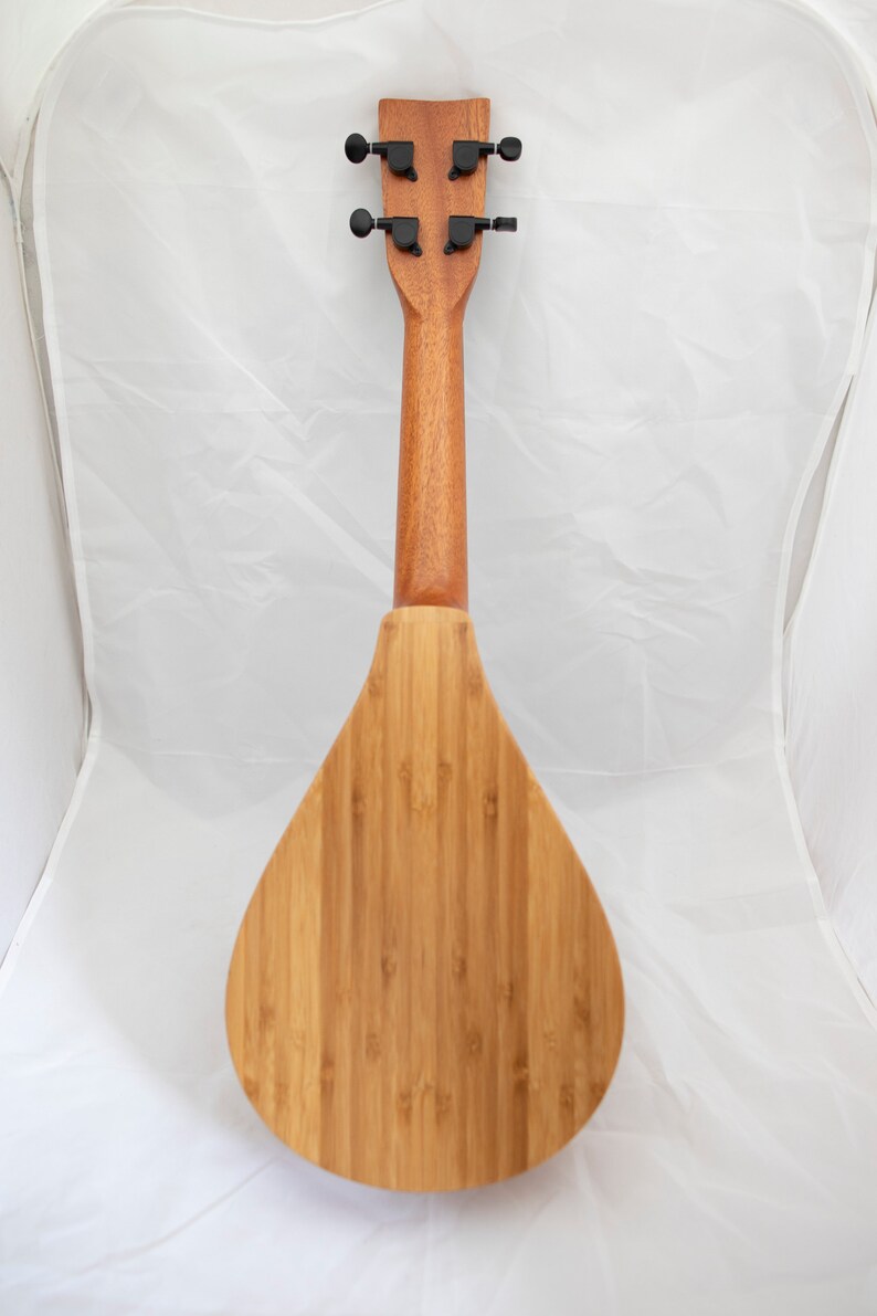 Ukulele Concerto Teardrop bamboo Concert, Hand-crafted, Hand-made ...