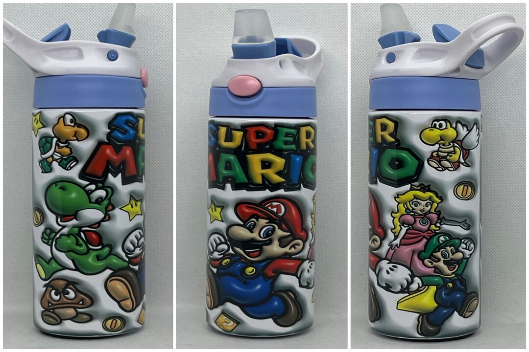 Super Mario 12 Ounce Kids Tumbler ***please Review Description Section ...