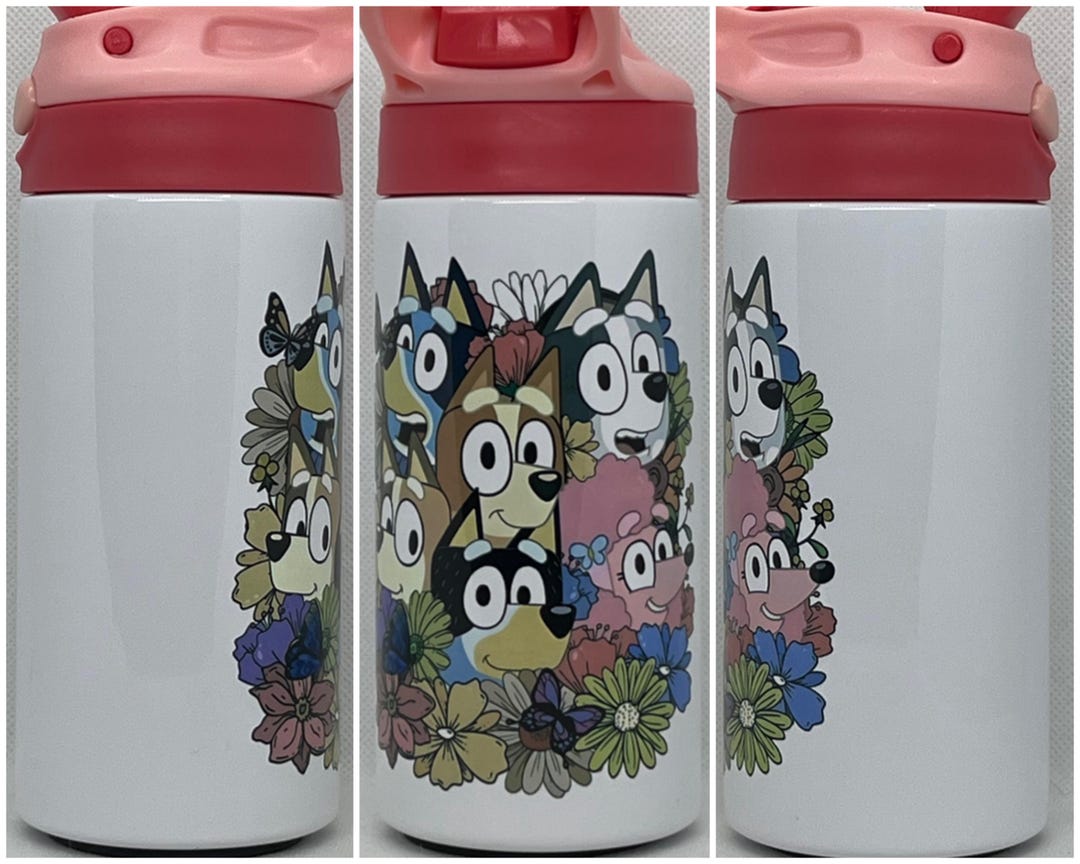 Bluey Flower 12 Ounce Kids Tumbler ***please Review Description Section ...