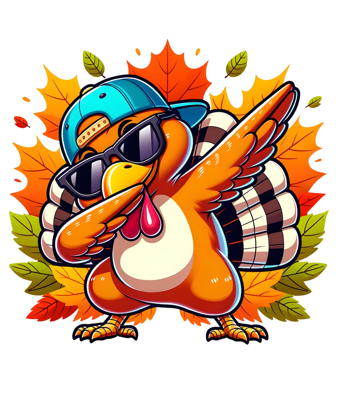 Twerky Sublimation Shirt Png, Twerky Turkey Png, Thanksgiving Png ...