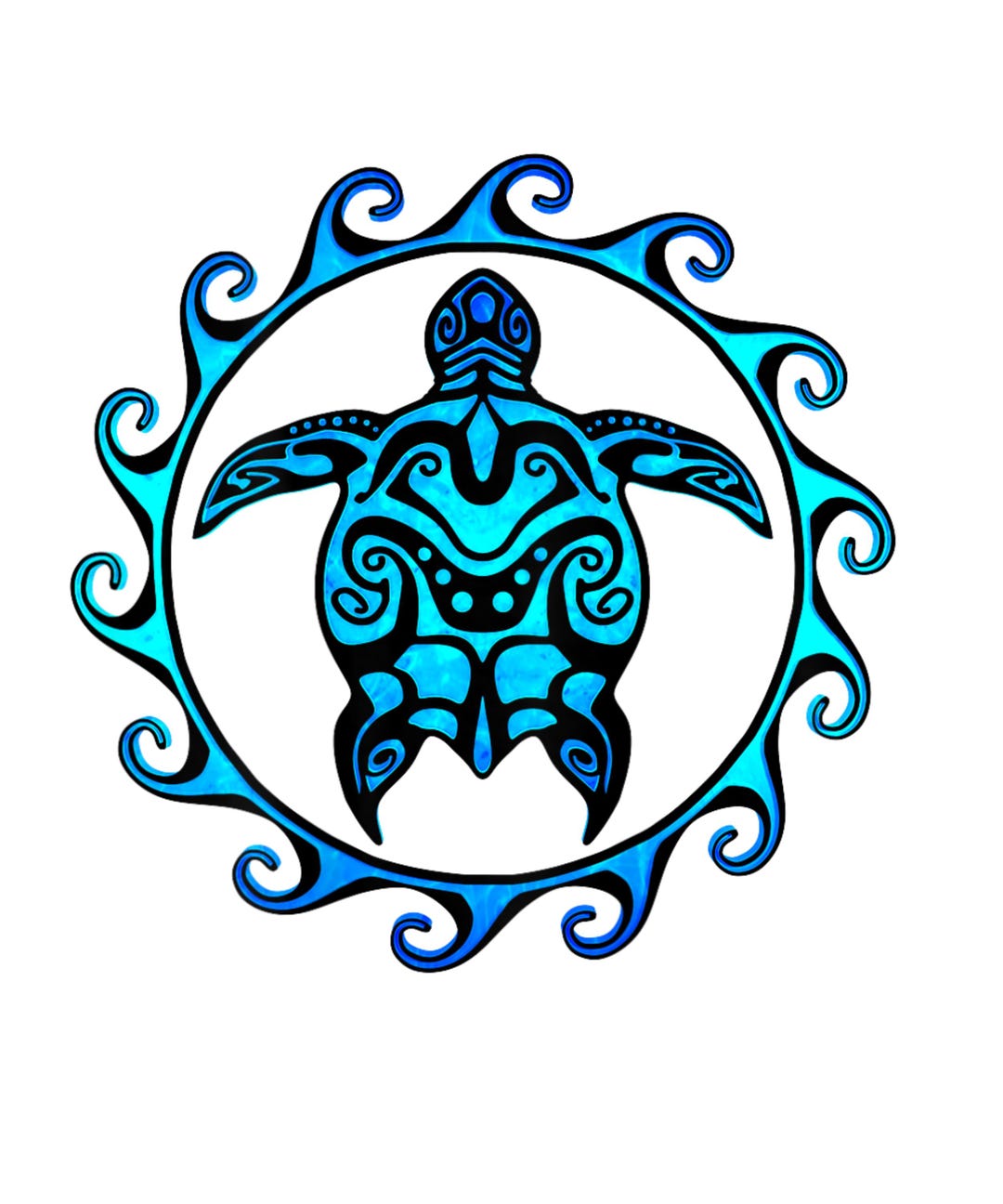 Tribal Sea Turtle Png Svg, Sea Turtle Png Svg, Sea Turtle PNG, Hawaiian ...