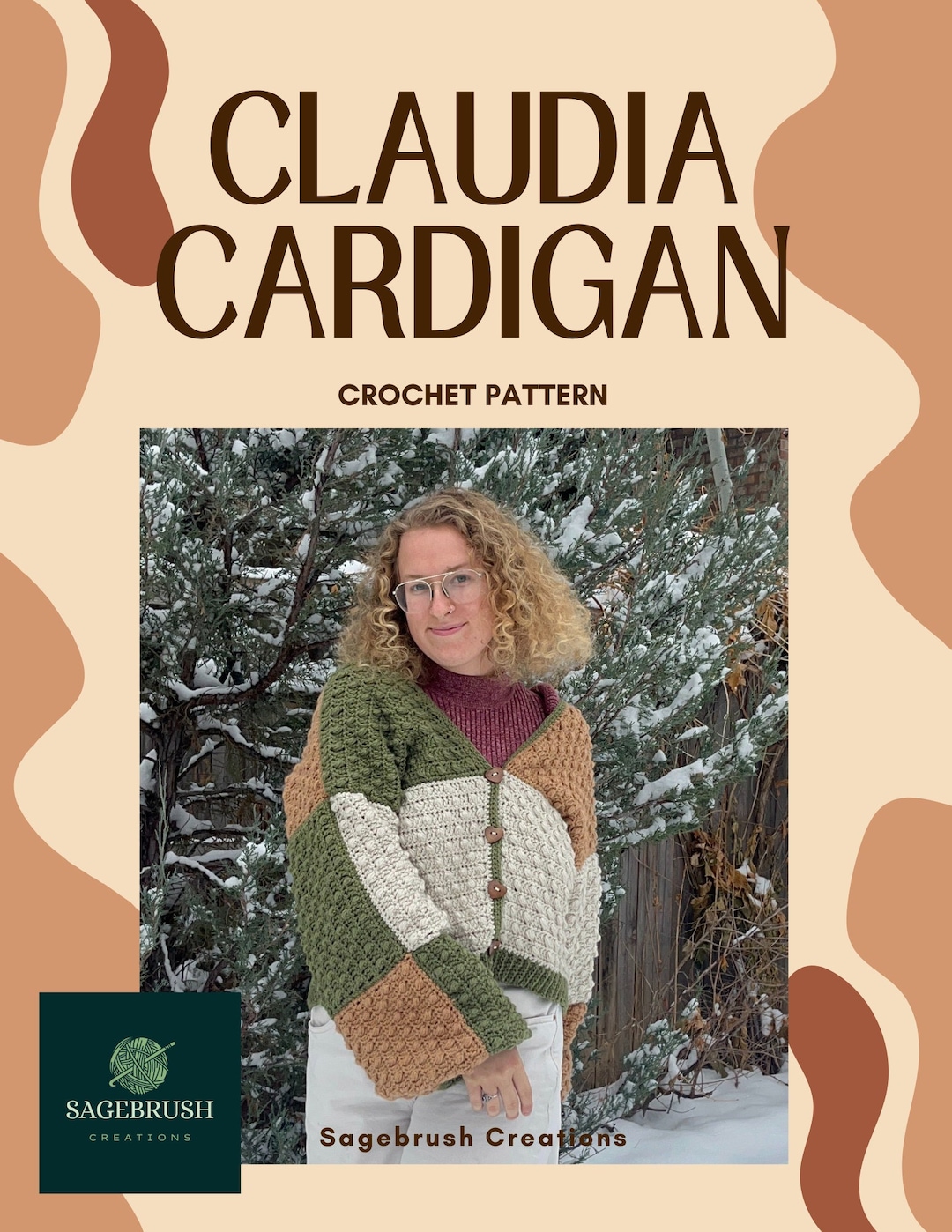Claudia Cardigan Crochet Pattern - Etsy