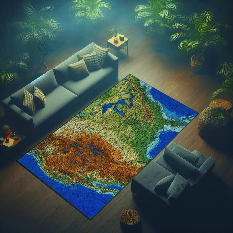 United States Map Rug, Map Kids Rug, USA Map Rug, Education Rug, Kids ...