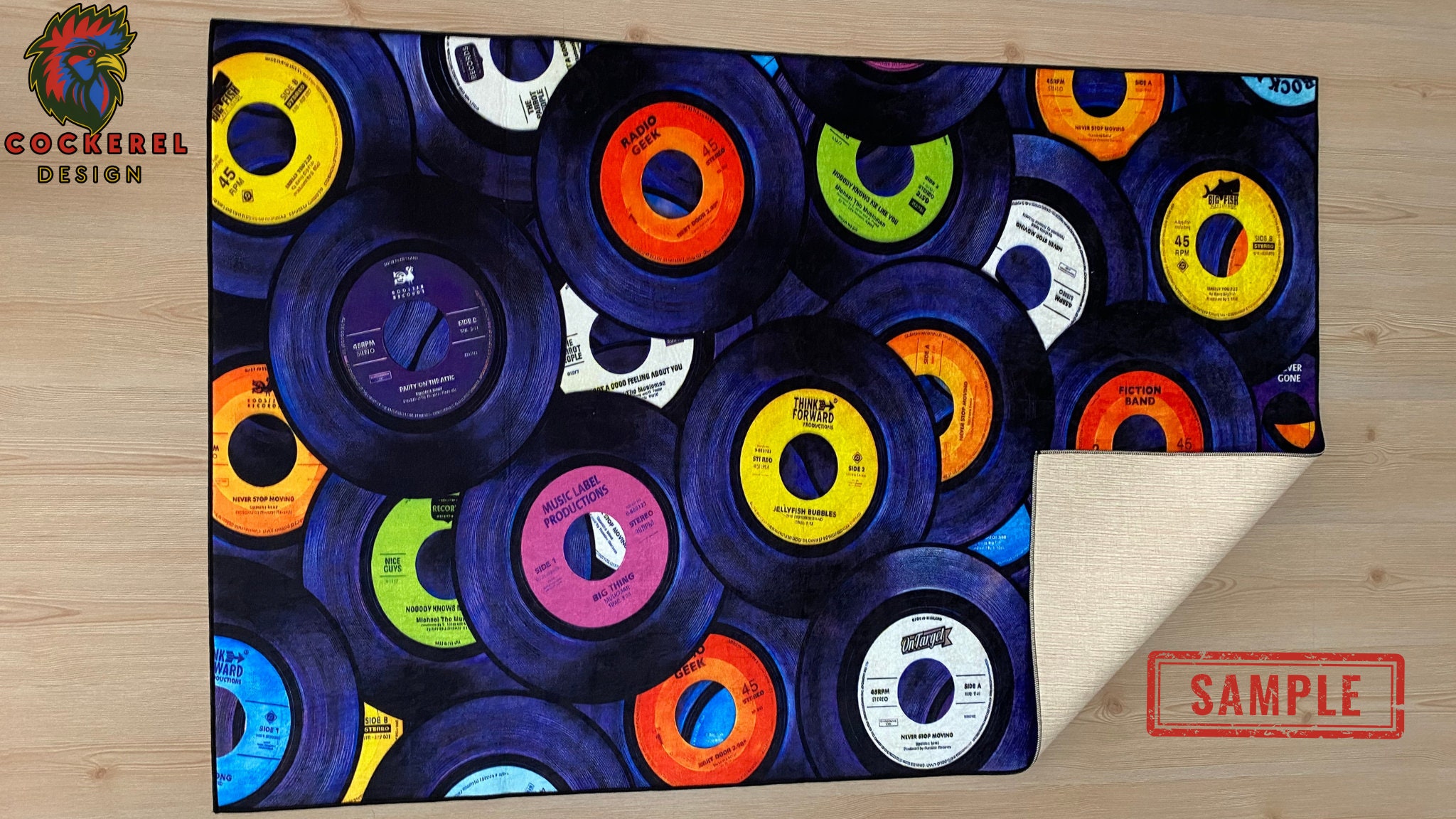 Optical İllusion Checkered Rug, Round Rug, Aged Black White Checker ...