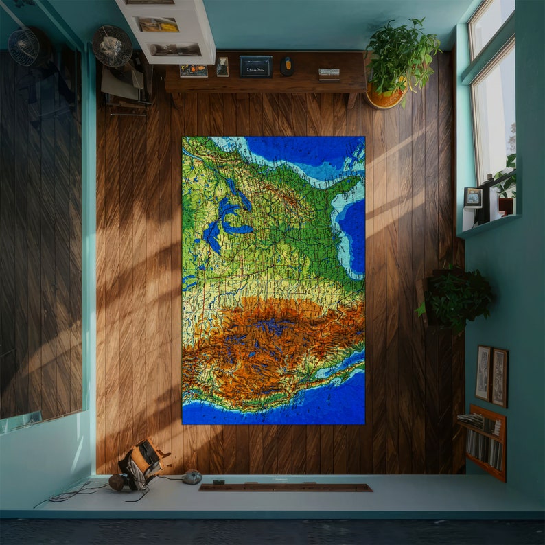 United States Map Rug, Map Kids Rug, USA Map Rug, Education Rug, Kids ...