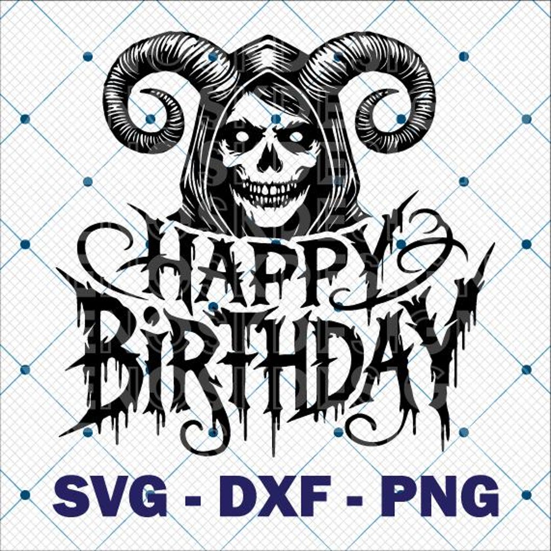 Horror Happy Birthday SVG, Happy Birthday Svg, Birthday Svg, Horror Svg ...