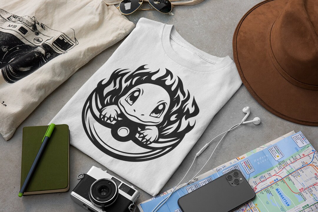 Charmander SVG EPS PNG, Pokemon Svg, Charmander Svg, Pokeball Svg ...