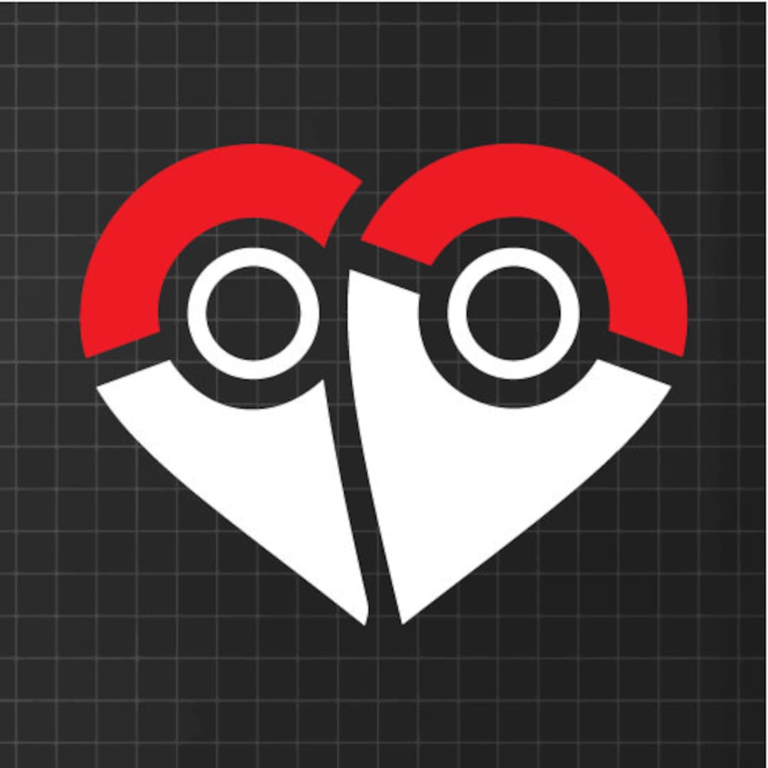 Pokeball Heart SVG EPS PNG, Pokemon Svg, Pokeball Svg, T-shirt Design ...