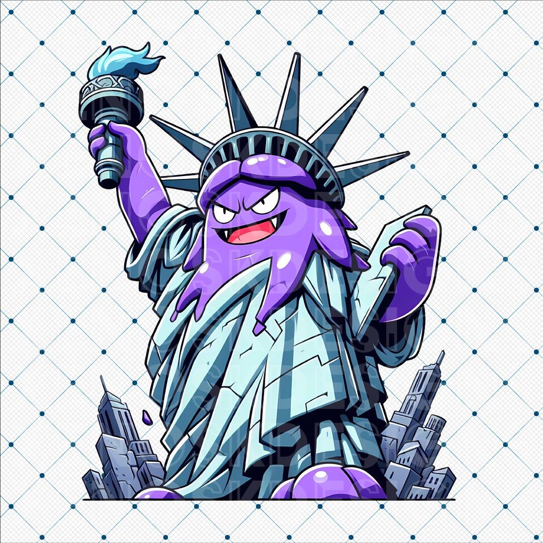 Gengar Statue of Liberty PNG, Gengar Png, Gengar Clipart,gengar Digital ...