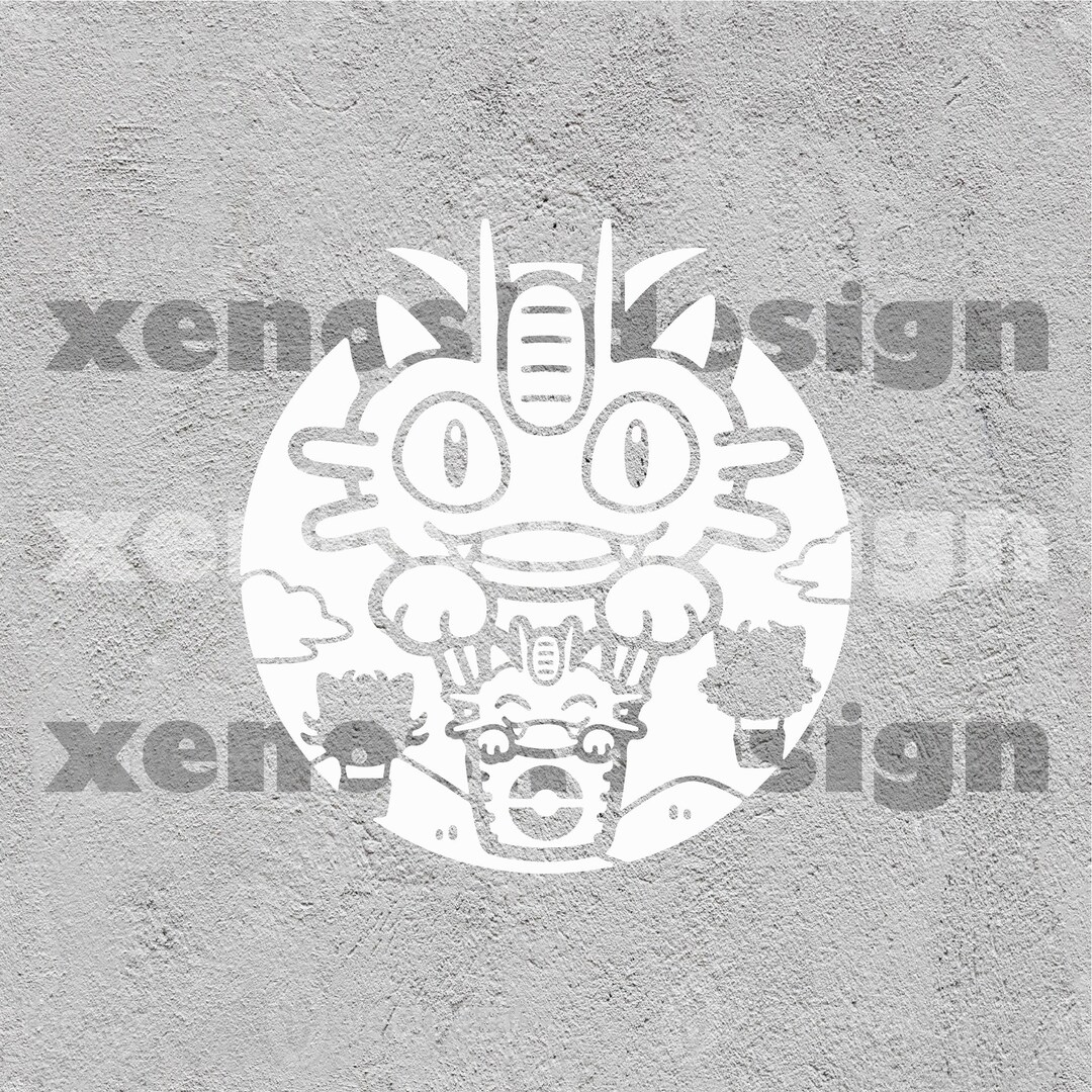 Pokemon Meowth Air Ballon SVG PNG - Etsy