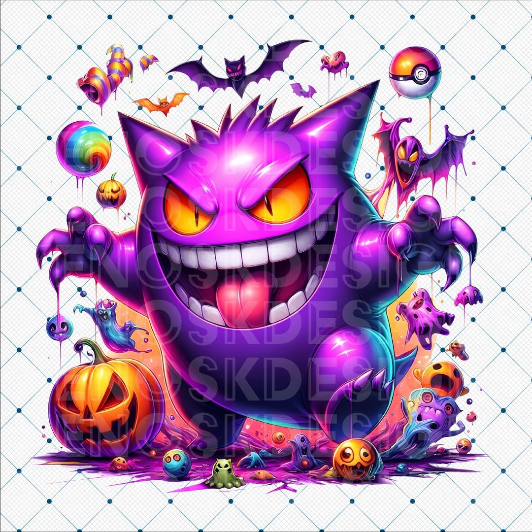 Gengar Halloween PNG, Gengar Png, Gengar Clipart,gengar Digital ...