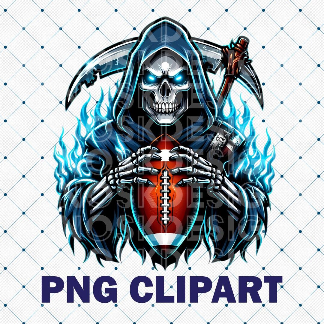 Grim Reaper Football Png Clipart, Sports Decal Graphic, Football Team ...