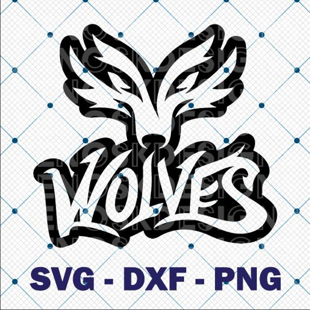 Wolves Mascot SVG, Digital Download, Wolves Cutting File, Sports Team ...