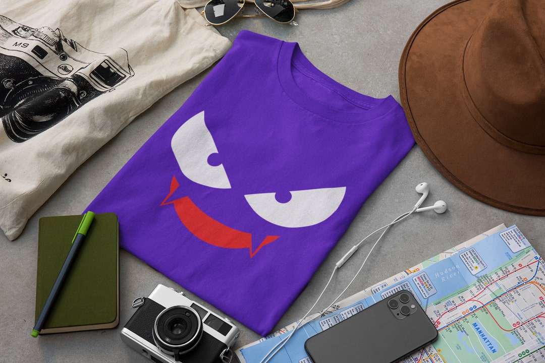 Gastly Face SVG EPS PNG, Pokemon Svg, Gastly Svg, Gengar Design Svg, T ...