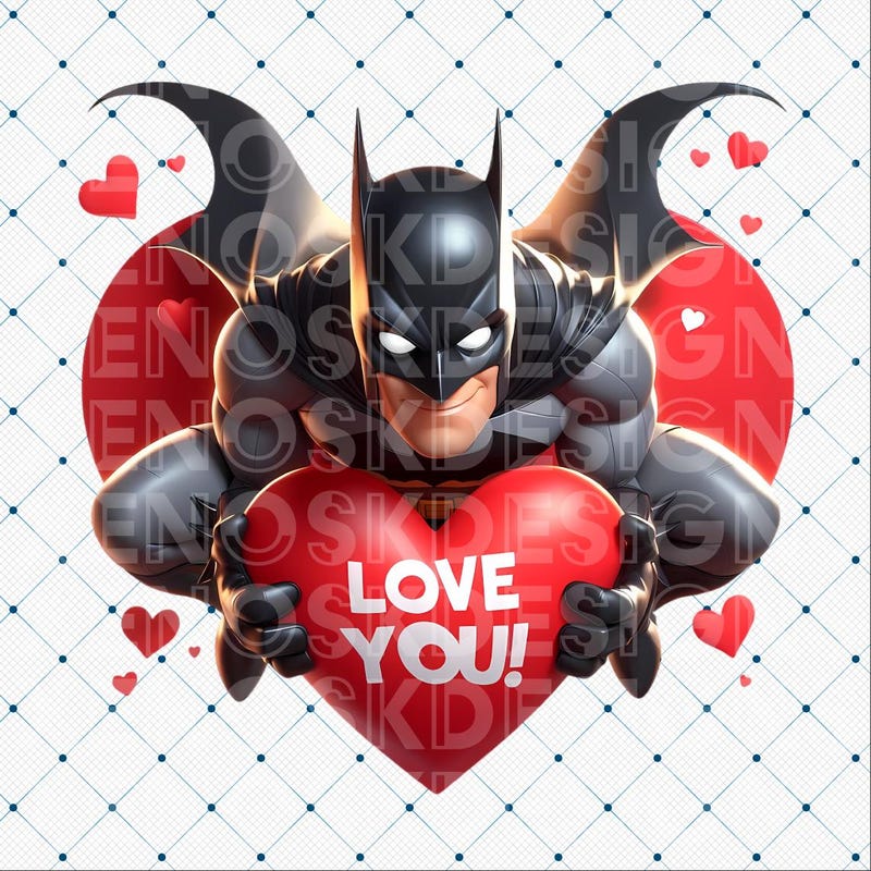 Superhero Valentine - Etsy