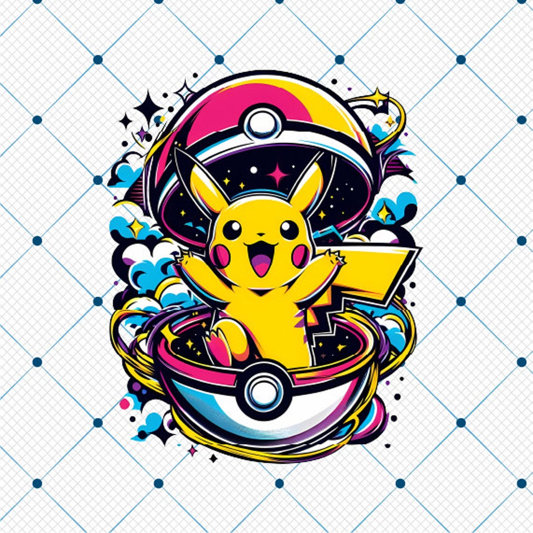 Pokemon Pikachu PNG, Pokemon Png, Png File for Sublimation, Pikachu Png ...