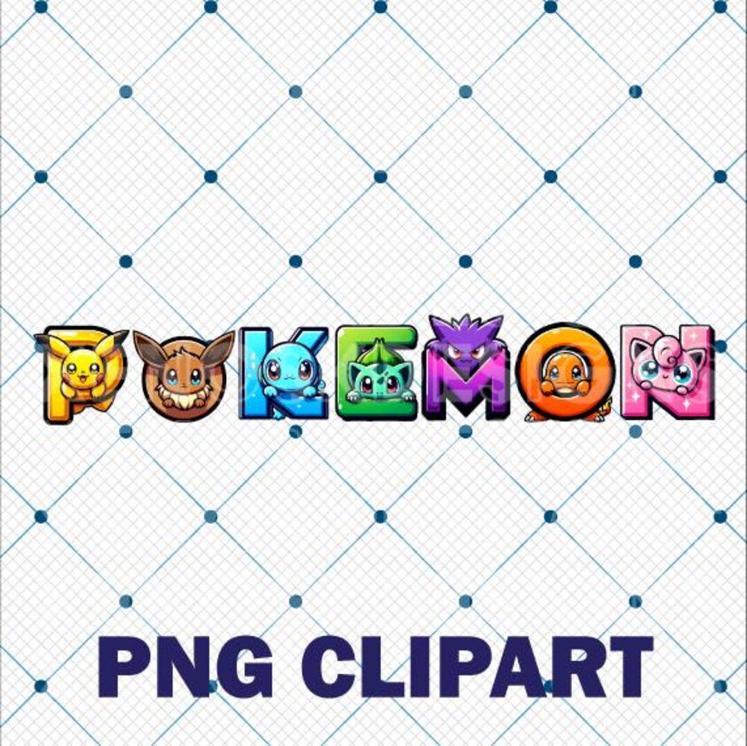 Pokemon Clipart, Pokemon Png, Pokemon Starter Png, Pikachu Png ...