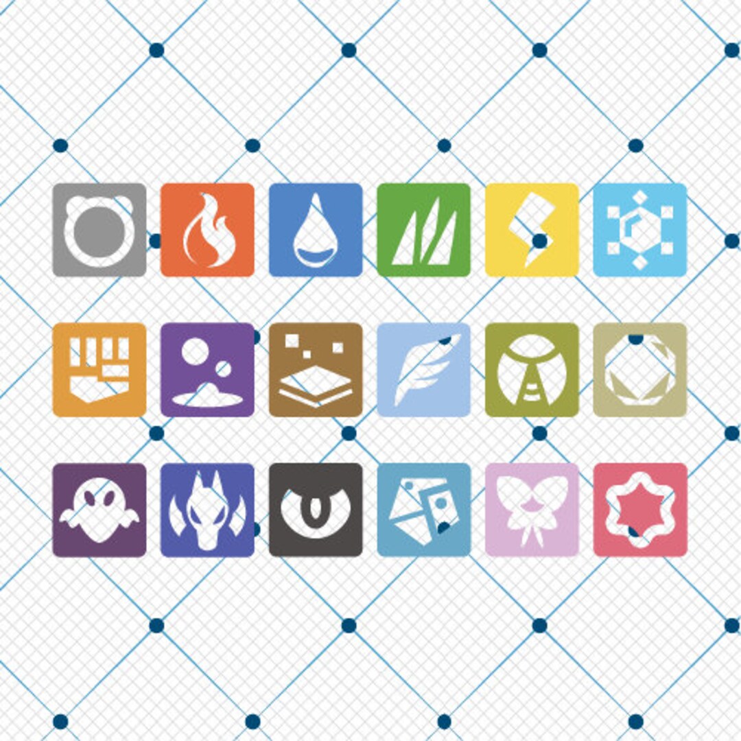 Pokemon Type SVG EPS PNG, Pokemon Svg, Pokemon Icon Svg, Pokemon ...