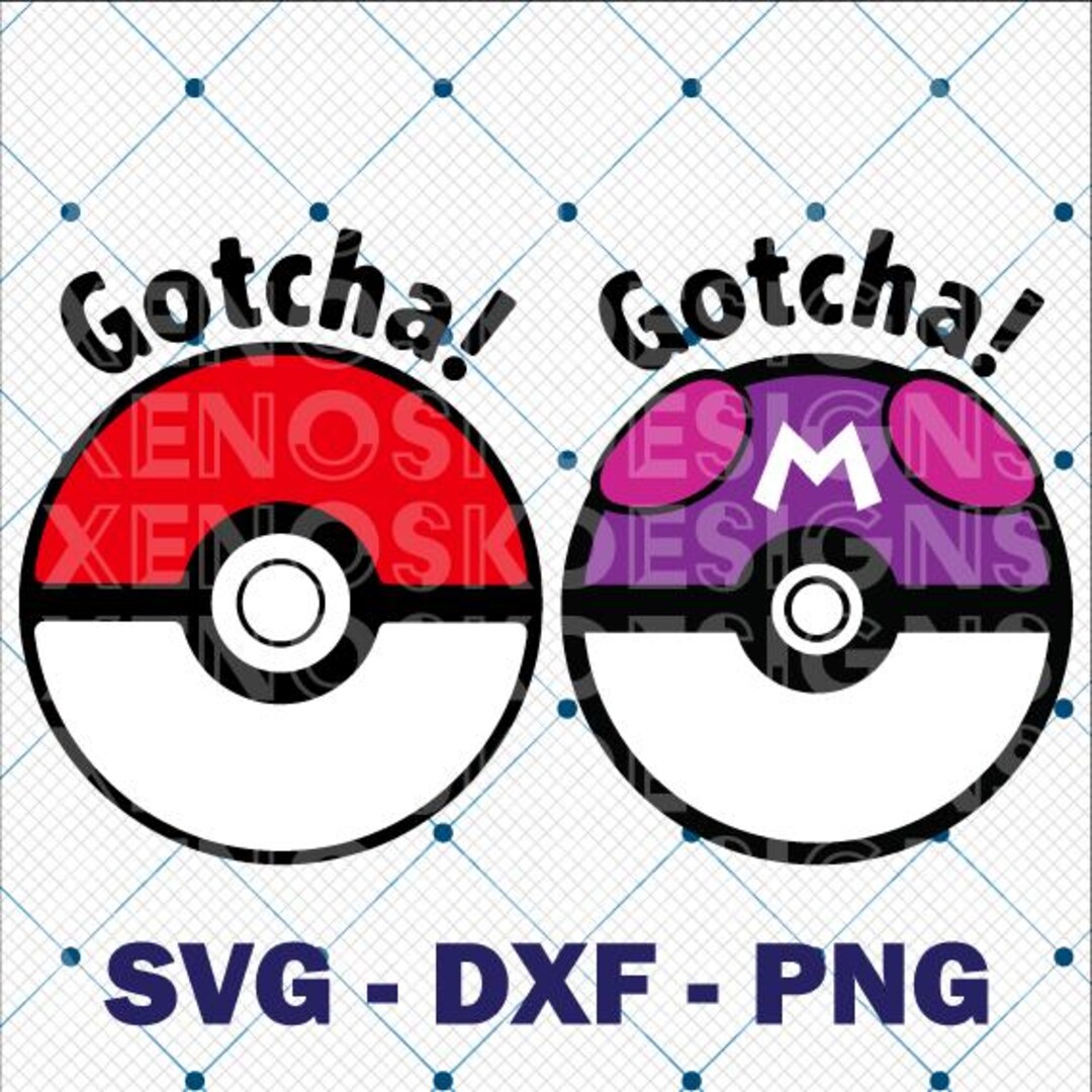 Pokemon Pokeball Svg, Pokemon Outline Svg, Pokemon Svg, Pokemon Bundle ...