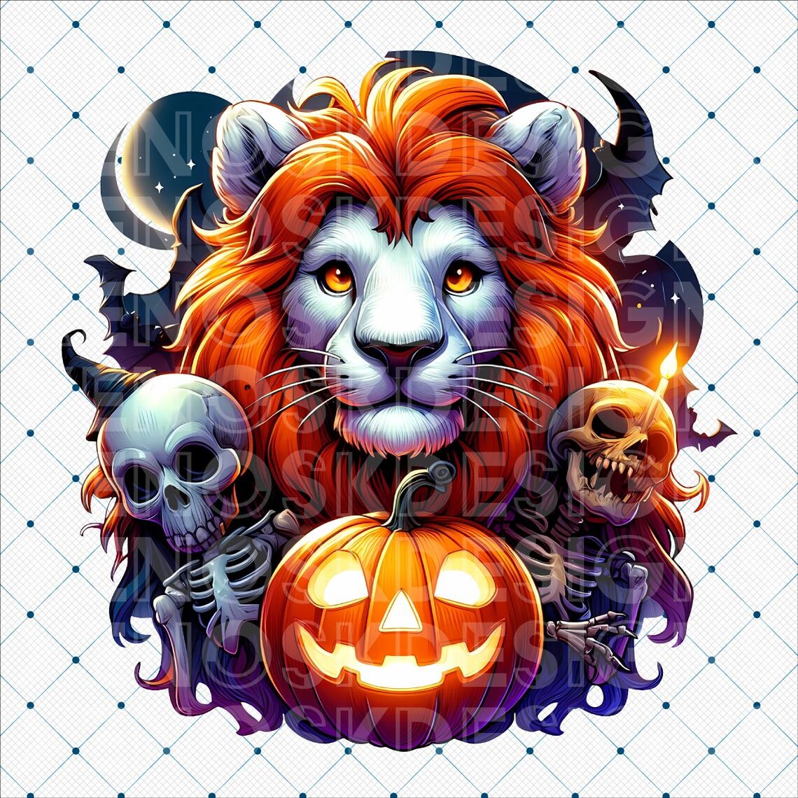 Lion Halloween Costume PNG: Spooky Animal Design (digital Download) - Etsy