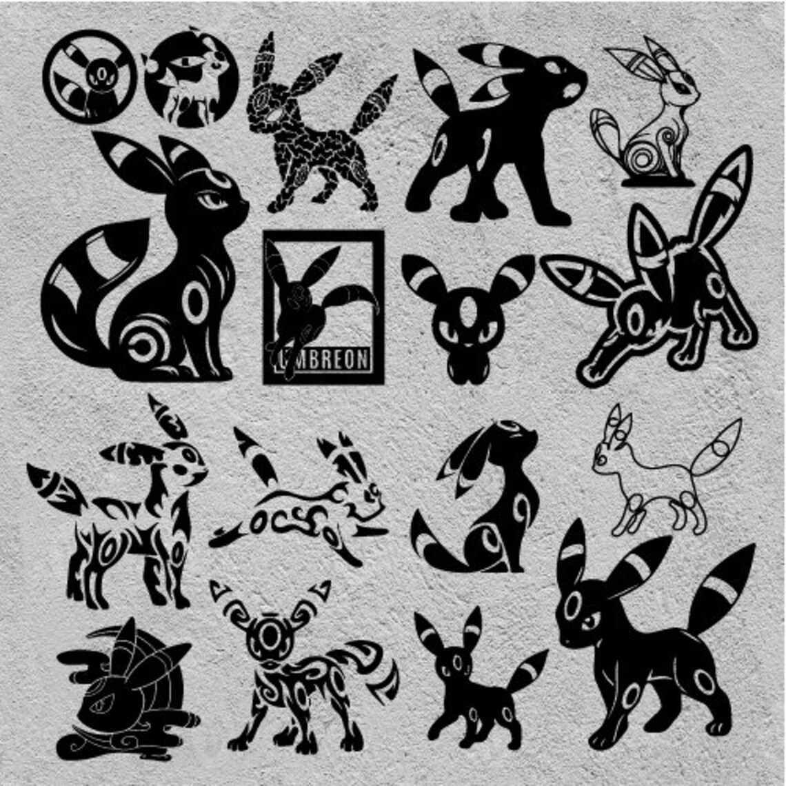Pokemon Umbreon SVG PNG, Pokemon Svg, Umbreon Svg, Bundle Svg - Etsy Canada