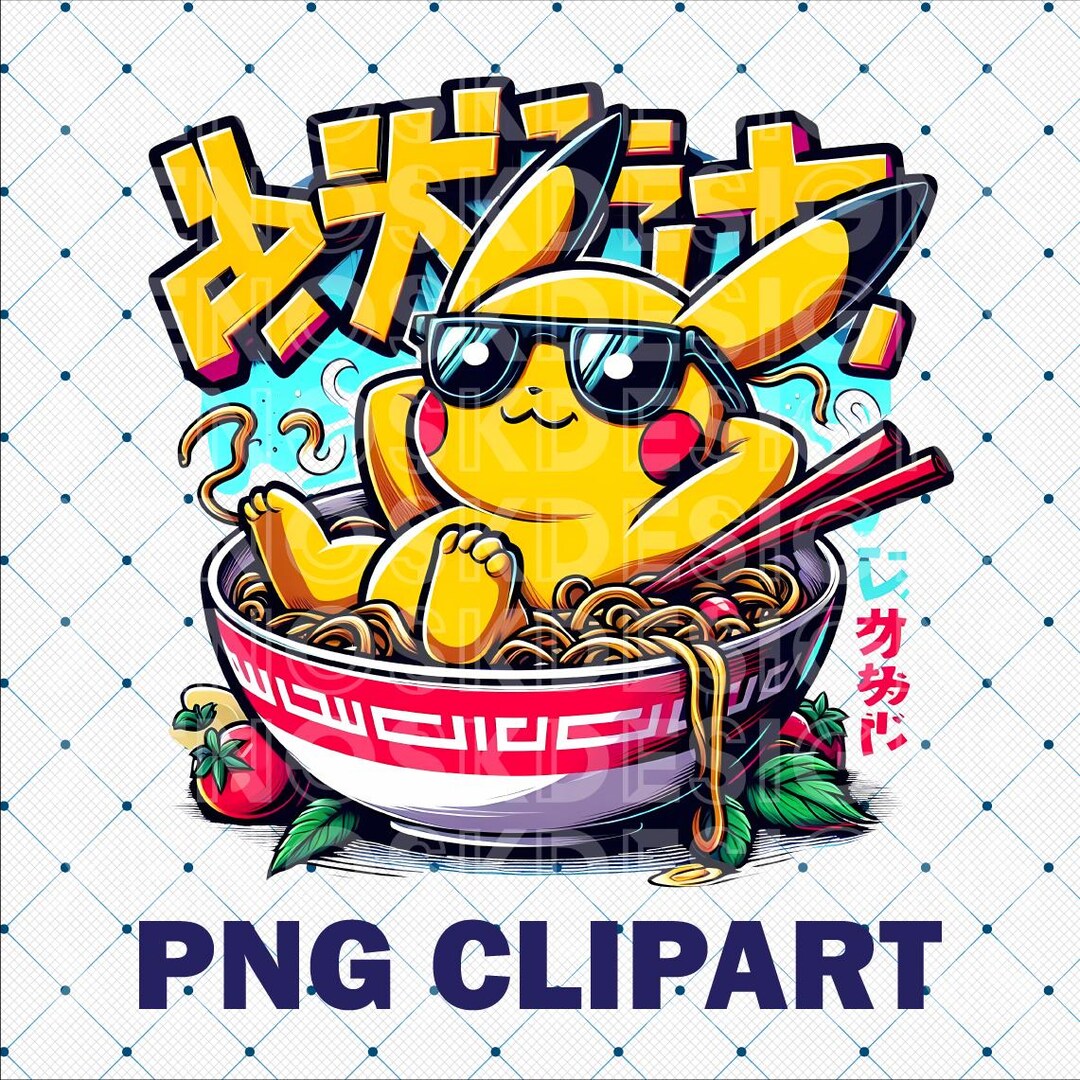 Pikachu Ramen PNG, Pikachu Png, Pikachu Clipart, Pikachur Digital ...