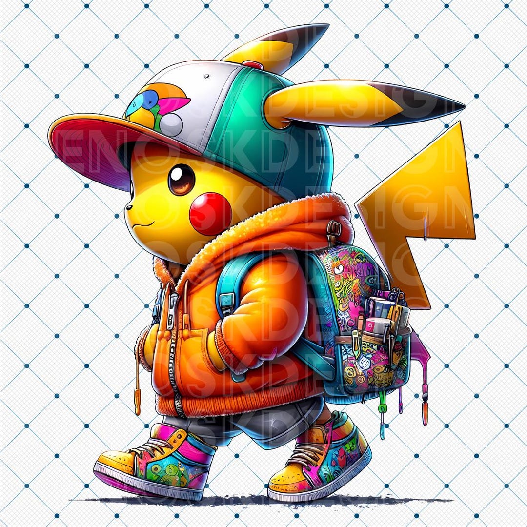 Pikachu Back to School PNG, Pikachu Png, Pikachu Clipart, Pikachu ...