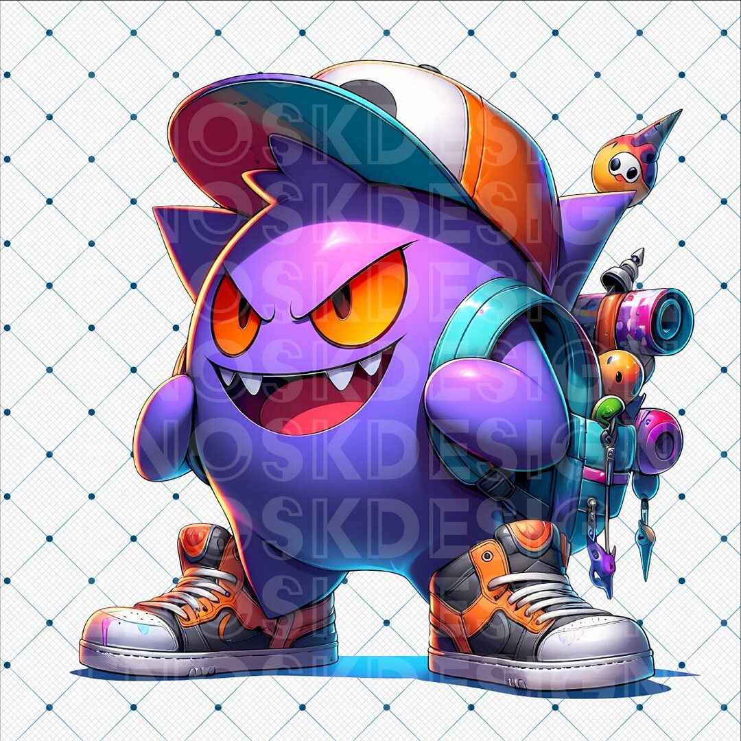 Gengar Back to School PNG, Gengar Png, Gengar Clipart, Gengar Digital ...
