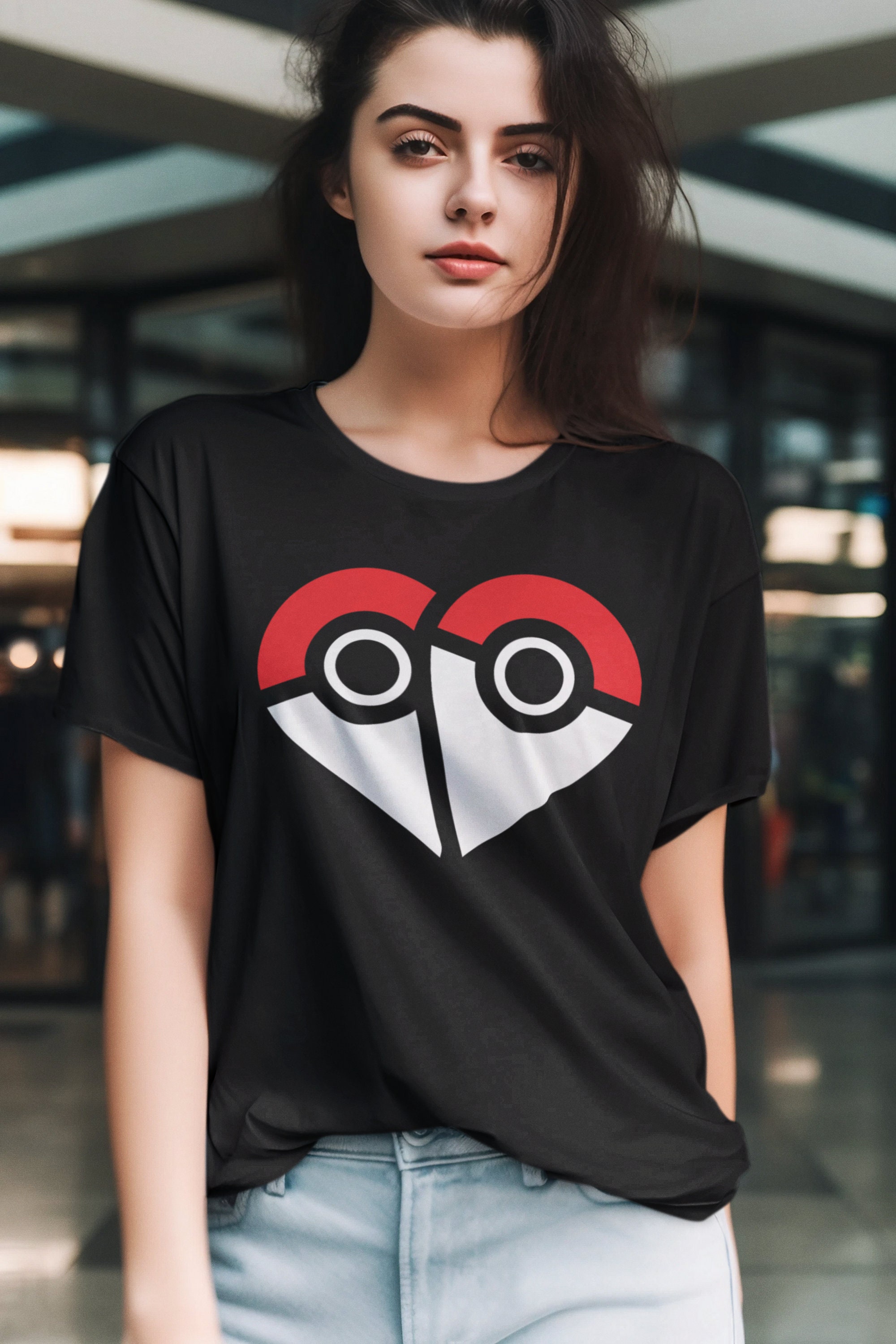 Pokeball Heart SVG EPS PNG, Pokemon Svg, Pokeball Svg, T-shirt Design ...