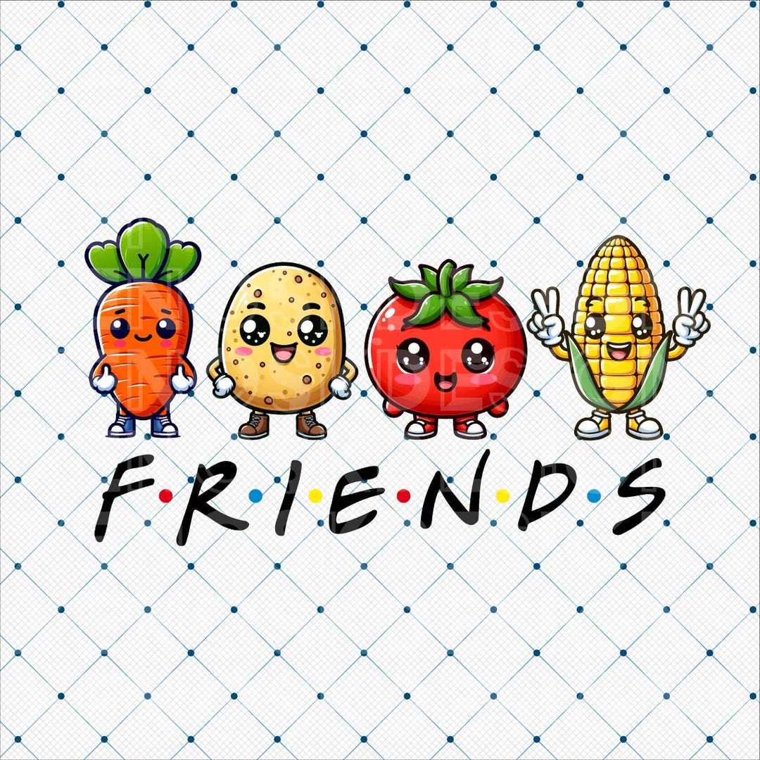 Vegetables Friends Clipart, Vegetables, Cute Vegetables, Friends ...