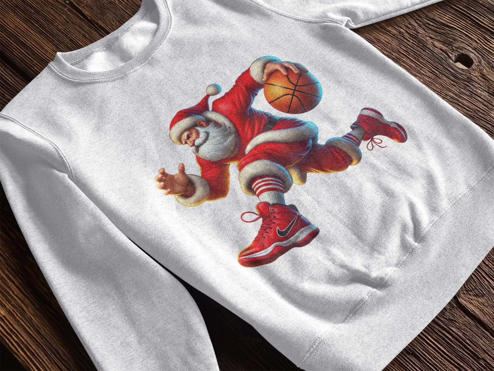 Basketball Santa PNG: Holiday Clip Art (digital Image) - Etsy