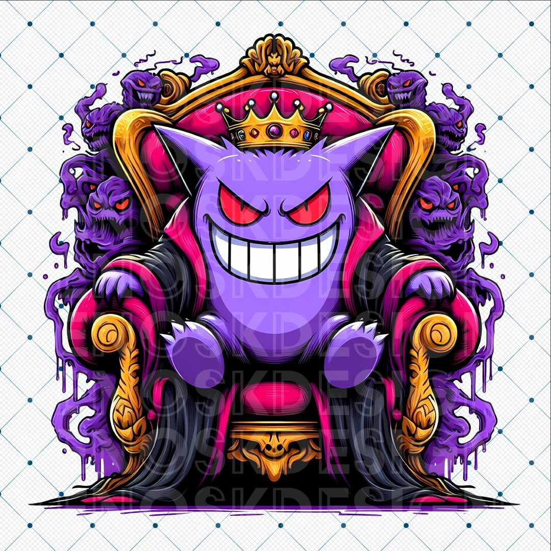 Gengar King of Darkness PNG, Gengar Png, Gengar Clipart,gengar Digital ...