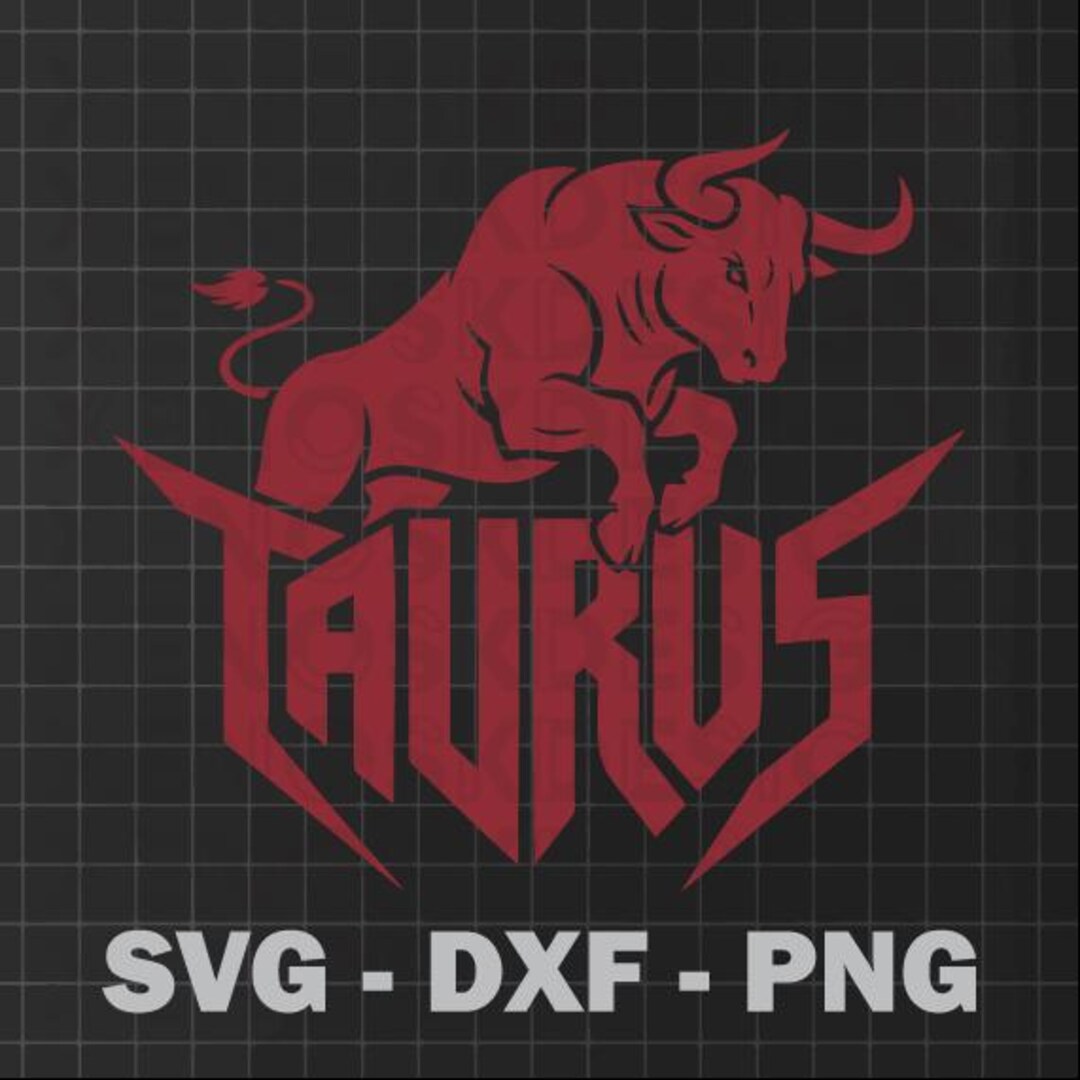 Taurus Zodiac SVG | Taurus Bull Mascot Clipart | Gaming & Sports Team ...