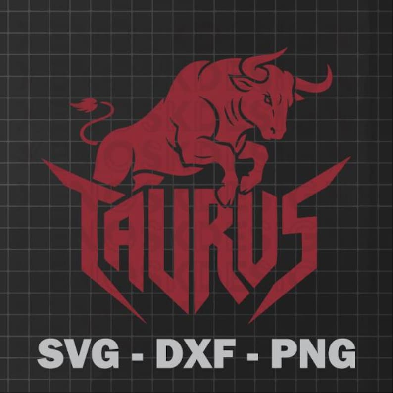 Taurus Zodiac SVG | Taurus Bull Mascot Clipart | Gaming & Sports Team ...