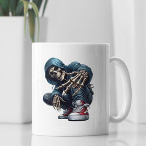 Hip Hop Grim Reaper PNG Clipart: Urban Streetwear Design (digital ...