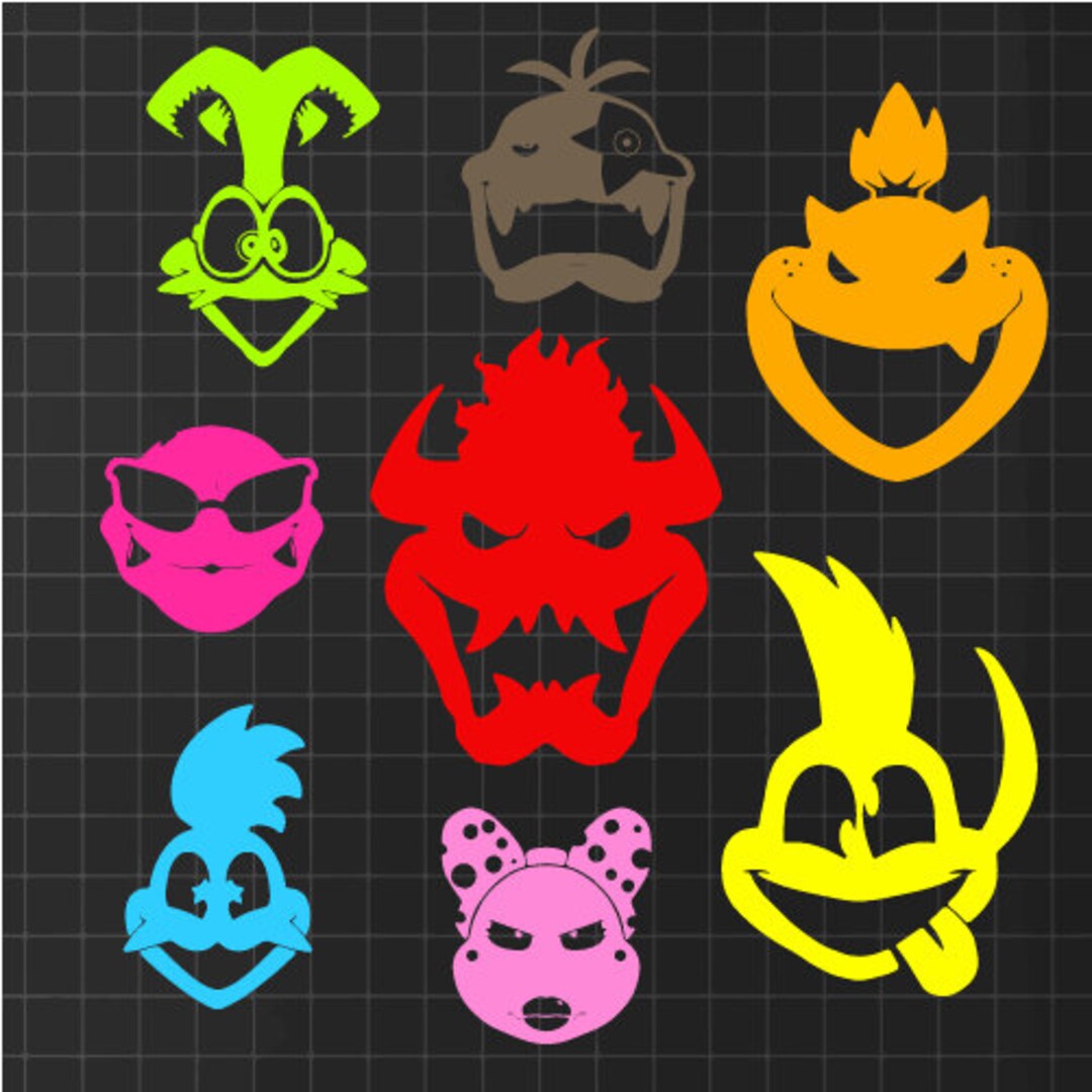 Bowser SVG EPS PNG, Bowser Svg, Mario Svg, Video Game Svg - Etsy