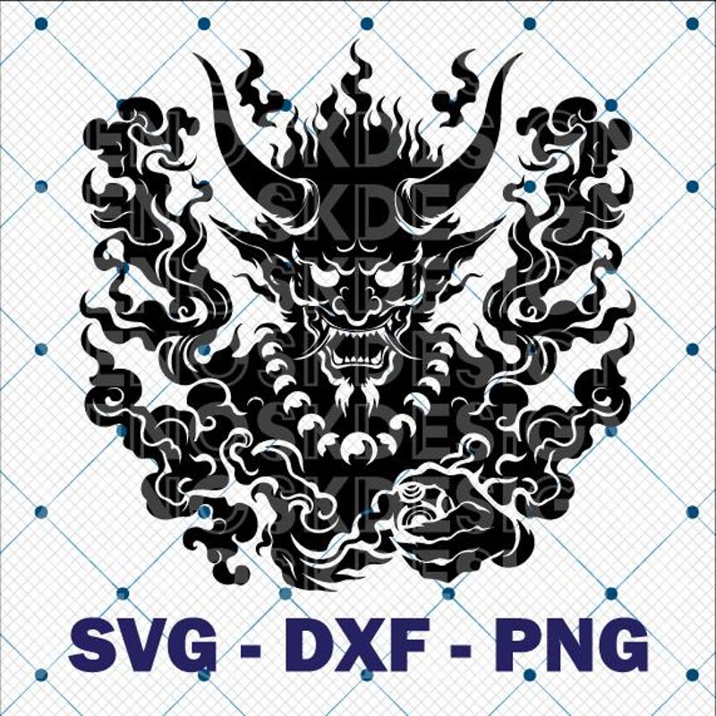 Oni Svg - Etsy