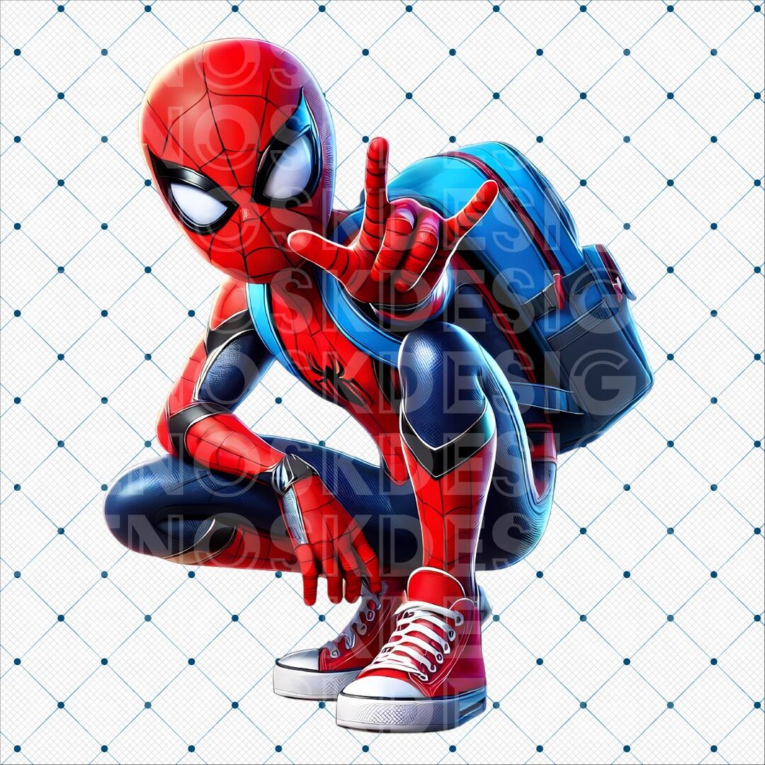 Back to School Superhero PNG, Superhero Clipart, School Theme PNG, Kids ...