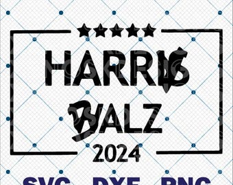 Funny Harris Walz 24 Harry Balz Png, 2024 Meme Democratics Vote Png ...