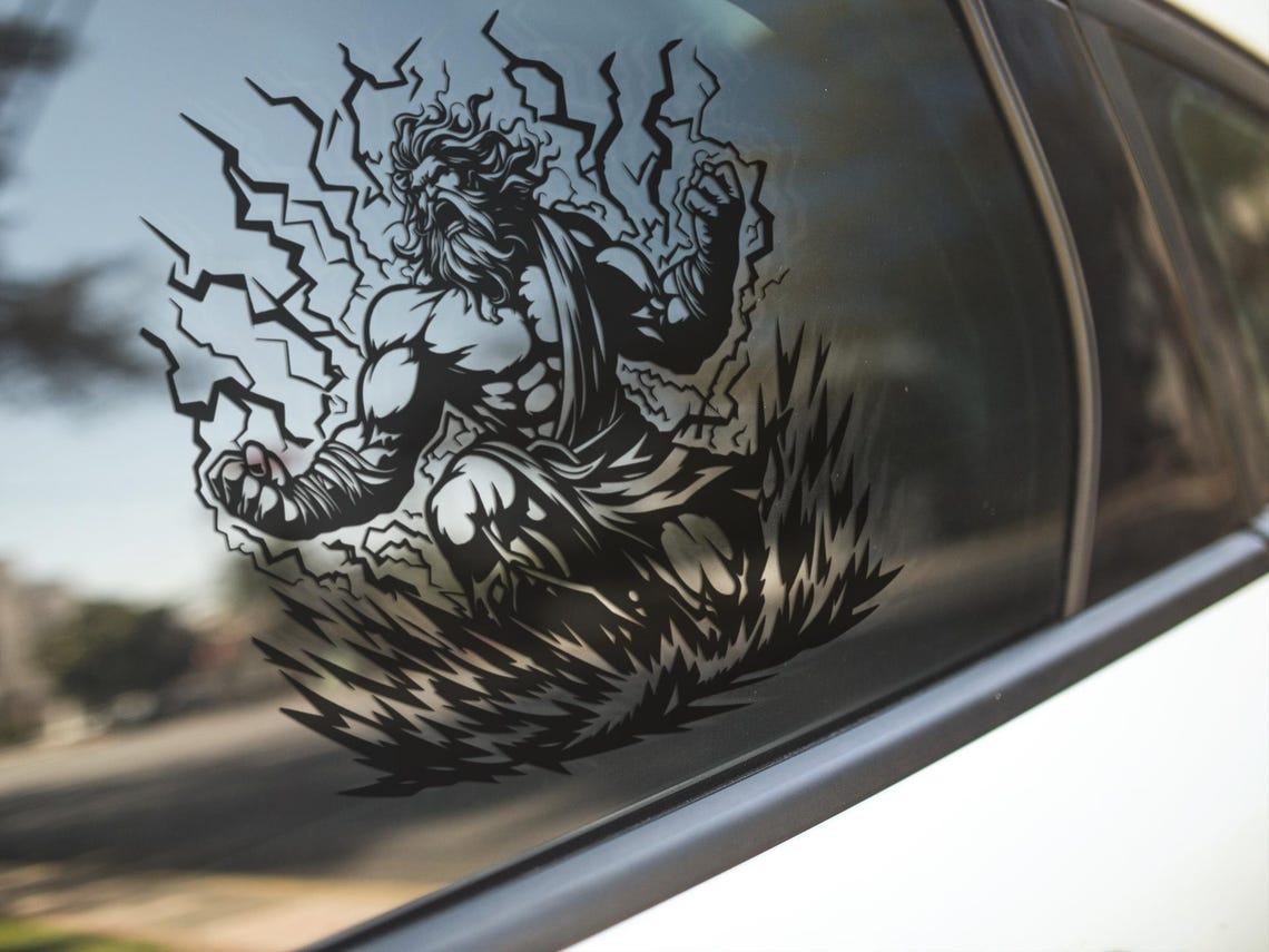 Zeus Clipart: Greek Mythology God Art (SVG, DXF, PNG) - Etsy